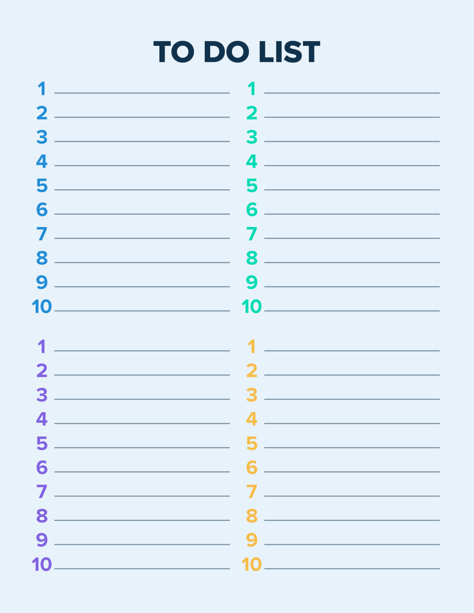 To Do Liste: Erstellen, Vorteile & Vorlage | StudySmarter